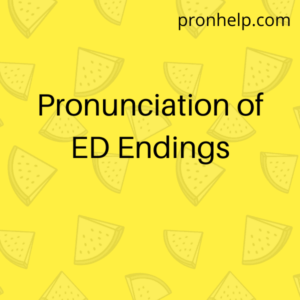 Mastering the Past Simple: Pronouncing ED Endings Correctly
