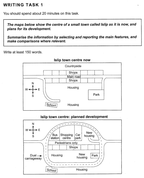 Ielts Writing Task 1 Map Diagram With Sample Answer