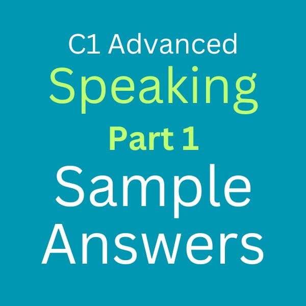 C1 Advanced Speaking | Pronunciation Help